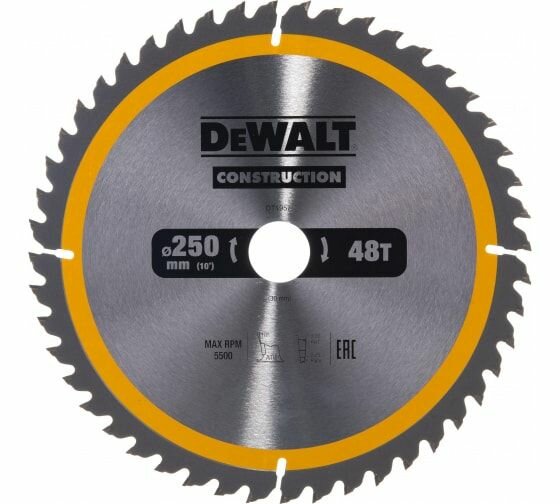 Пильный диск Dewalt dt1957 construct — фото 1