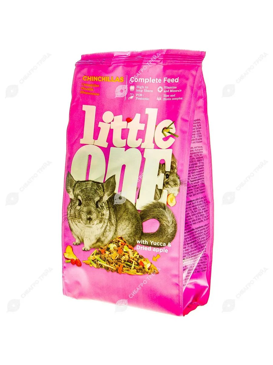 Корм Little One, для шиншилл, сбалансированный, гранулированный, 400 гр.