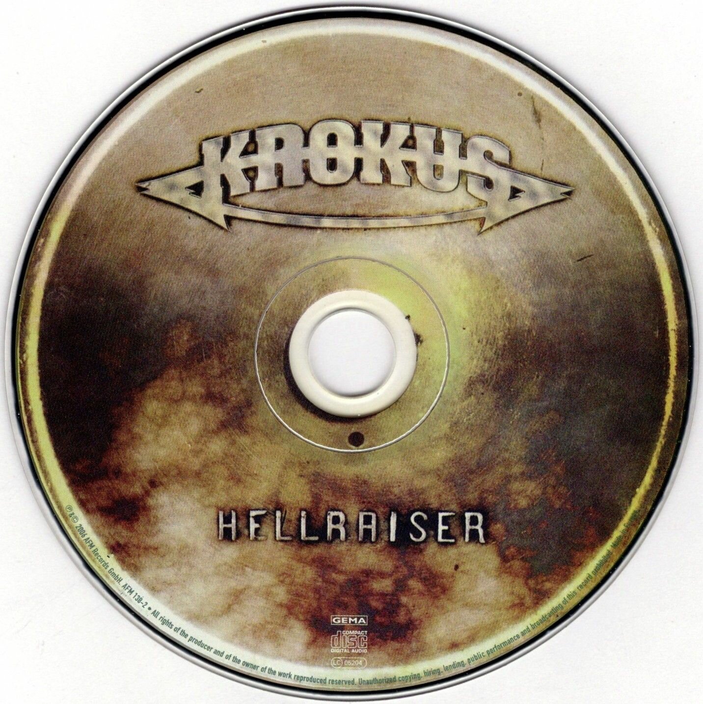 Krokus - Hellraiser, 2006, 16-page, CD-Аудио — фото 1