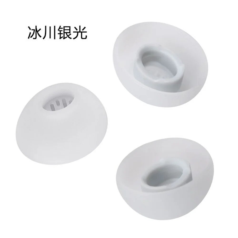Силиконовые насадки для Realme Buds Air 6 Pro, M, Белые, 6 шт.