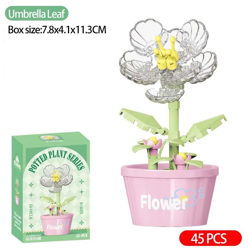 Микро-конструктор "Umbrella Leaf", 45 PCS