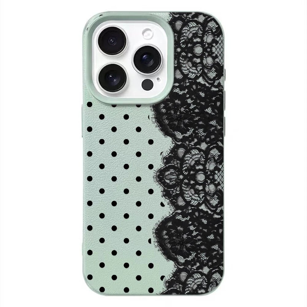 Черный чехол для телефона с кружевными вставками и флагом США для iPhone 17 Air, 16, 16e, 15 Plus, 14, 13, 12, 11 Pro Max, защитный, с защитой от отпечатков пальцев