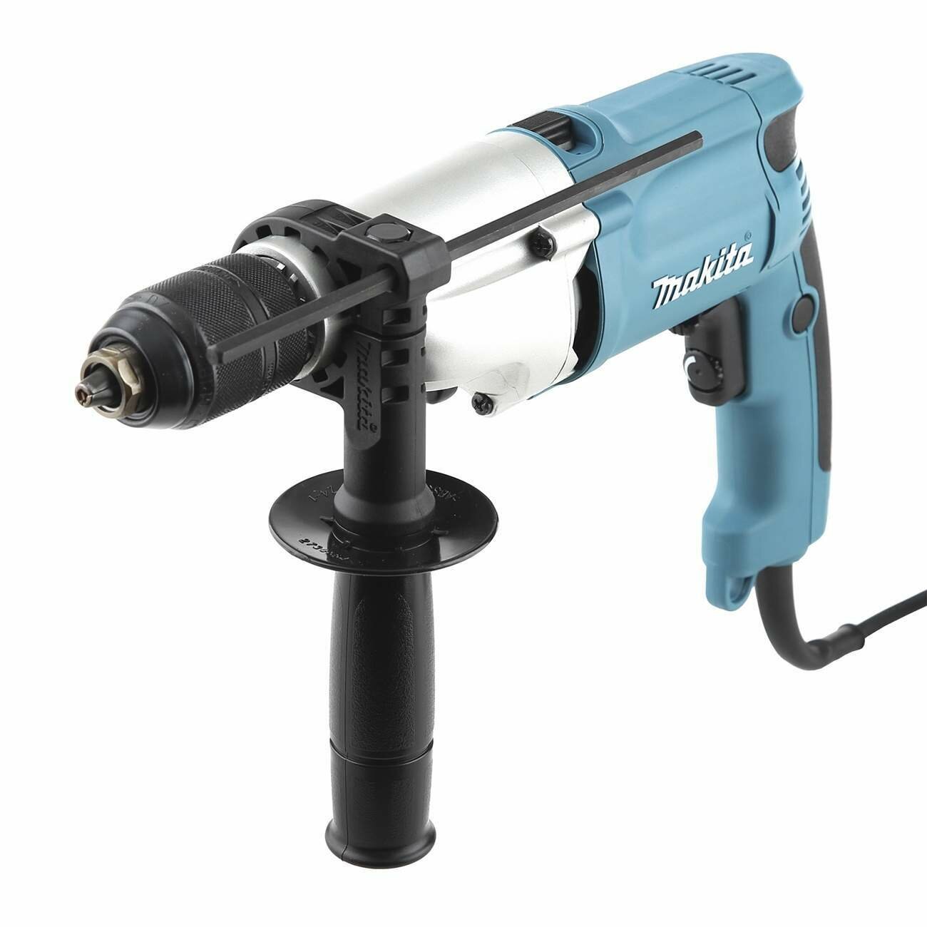 Дрель ударная Makita HP2051, 720 Вт, кейс, 2 скорости, с ударом, 1,5–13 мм.
