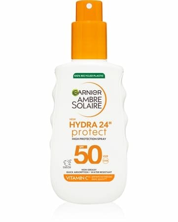 Средство солнцезащитное Garnier Ambre Solaire Hydra, спрей, 150 мл