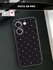 Чехол на Poco X8 Pro / Поко X8 Про с принтом Черный фон и сердечки