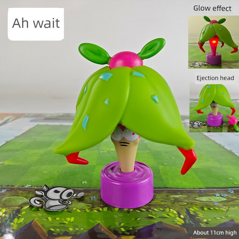 Игрушки Plants vs. Zombies: Цветок-коготь Абисса, мягкая резиновая светящаяся игрушка, выбрасывающая воду,