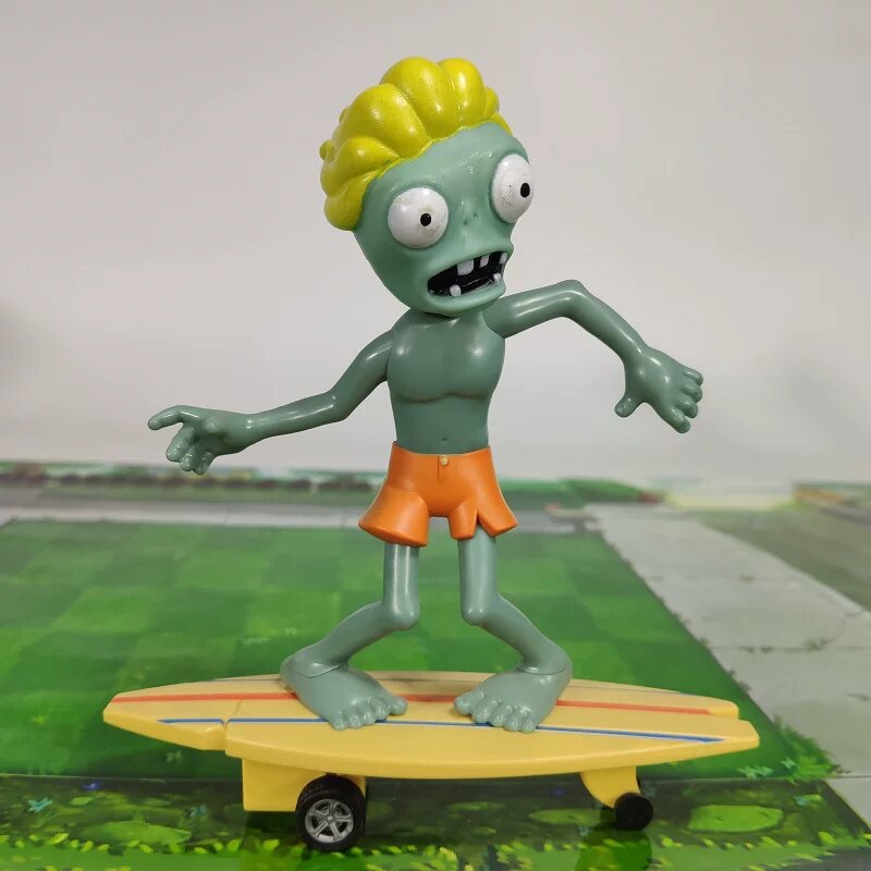 Plants vs Zombies Сёрф Скейтборд Зомби Модель В Светозвуковая Шутливая Игрушка