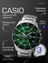 Наручные часы CASIO Edifice, серебряный, зеленый