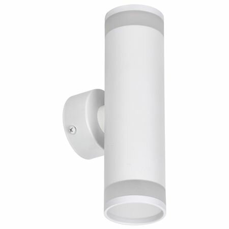 Настенный накладной светильник IEK Lighting 4009 под лампу 2хgu10 белый LT-UBB0-4009-GU10-2-K01