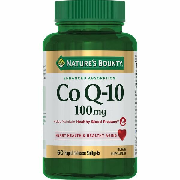Коэнзим Q10 Nature's Bounty/Нэйчес баунти капсулы 100мг 60шт