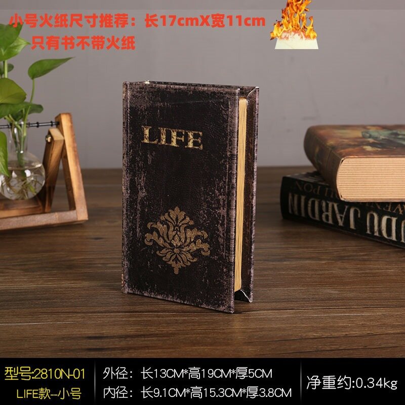 Специализированная коробка для подачи стейков в виде книги для популярных ресторанов, деревянная имитация книги, декоративная тарелка, украшение стола.