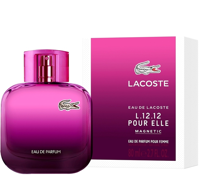 Парфюмерная вода Lacoste L 12.12 Magnetic Pour Elle 80 мл женская - Лакосте Магнетик Пур Эль