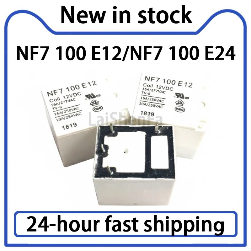 Электромагнитное реле NF7 100 E24, 4 контакта, 16А