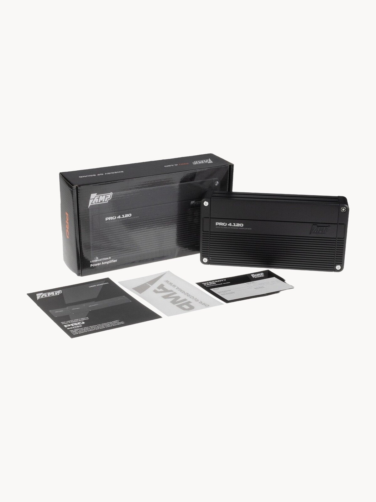 Автомобильный усилитель AMP PRO 4.120