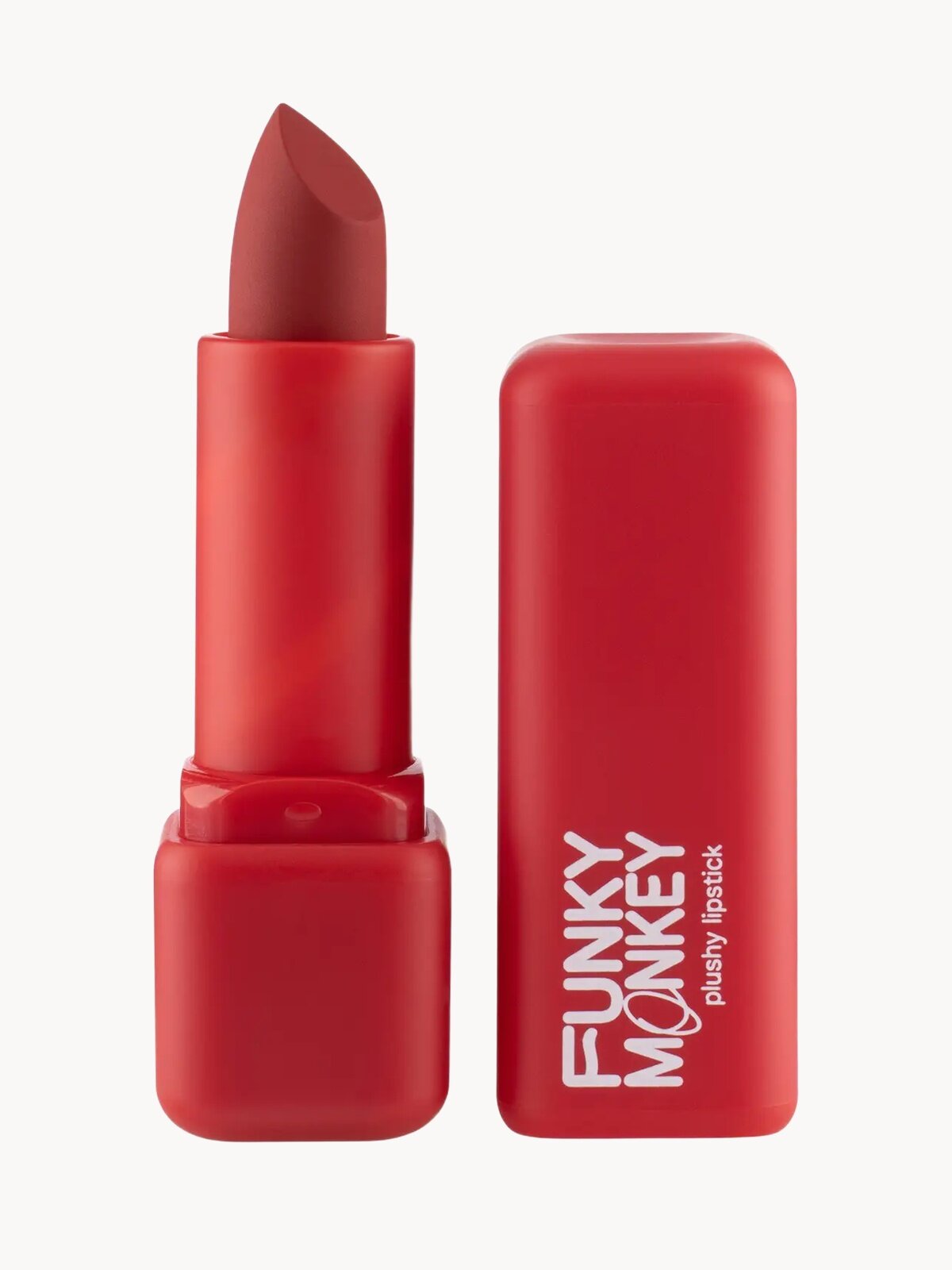 Funky Monkey Помада для губ плюшевая Plushy lipstick тон 08 красная