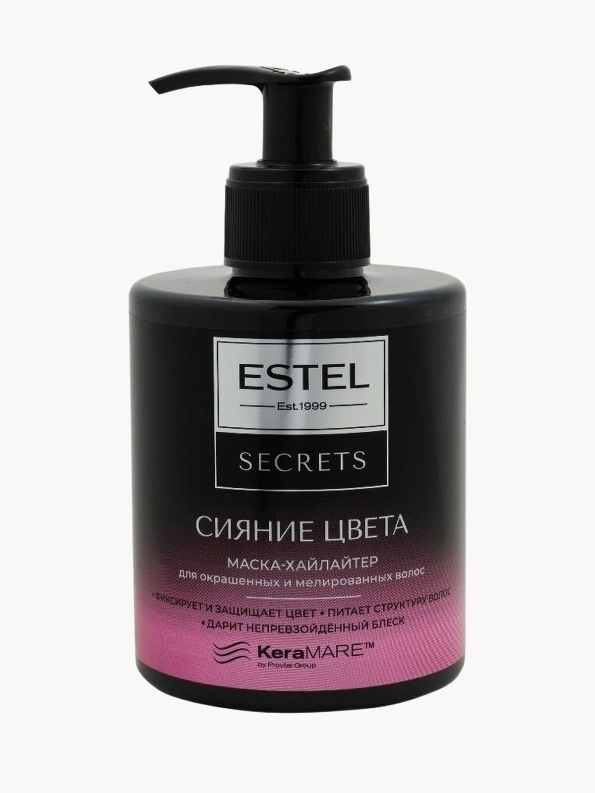 ESTEL SECRETS сияние цвета, Маска-хайлайтер для окрашенных и мелированных волос, 275мл