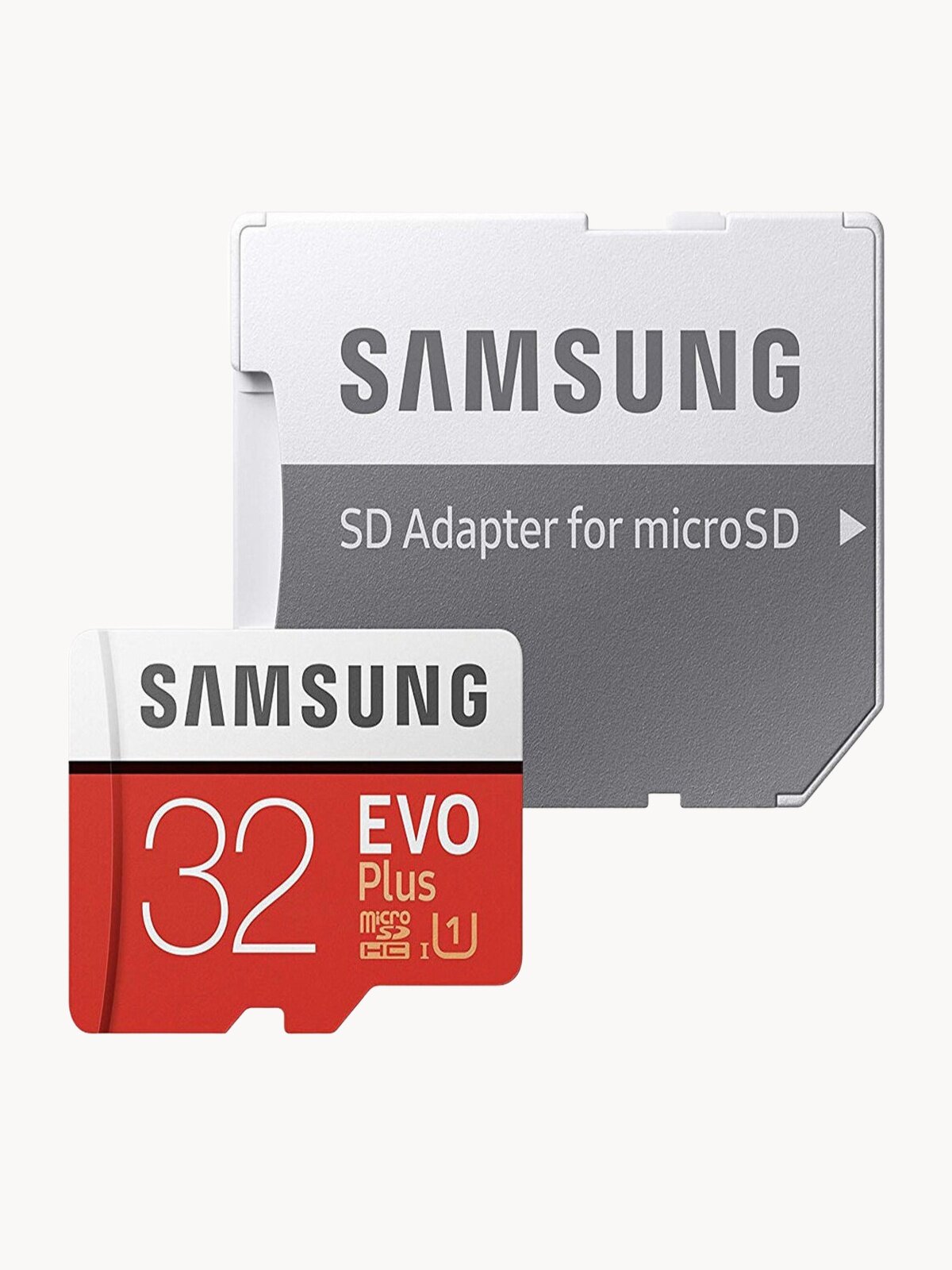 Карта памяти microSDXC Samsung EVO Plus 32 ГБ (MB-MC32GA/RU) c адаптером