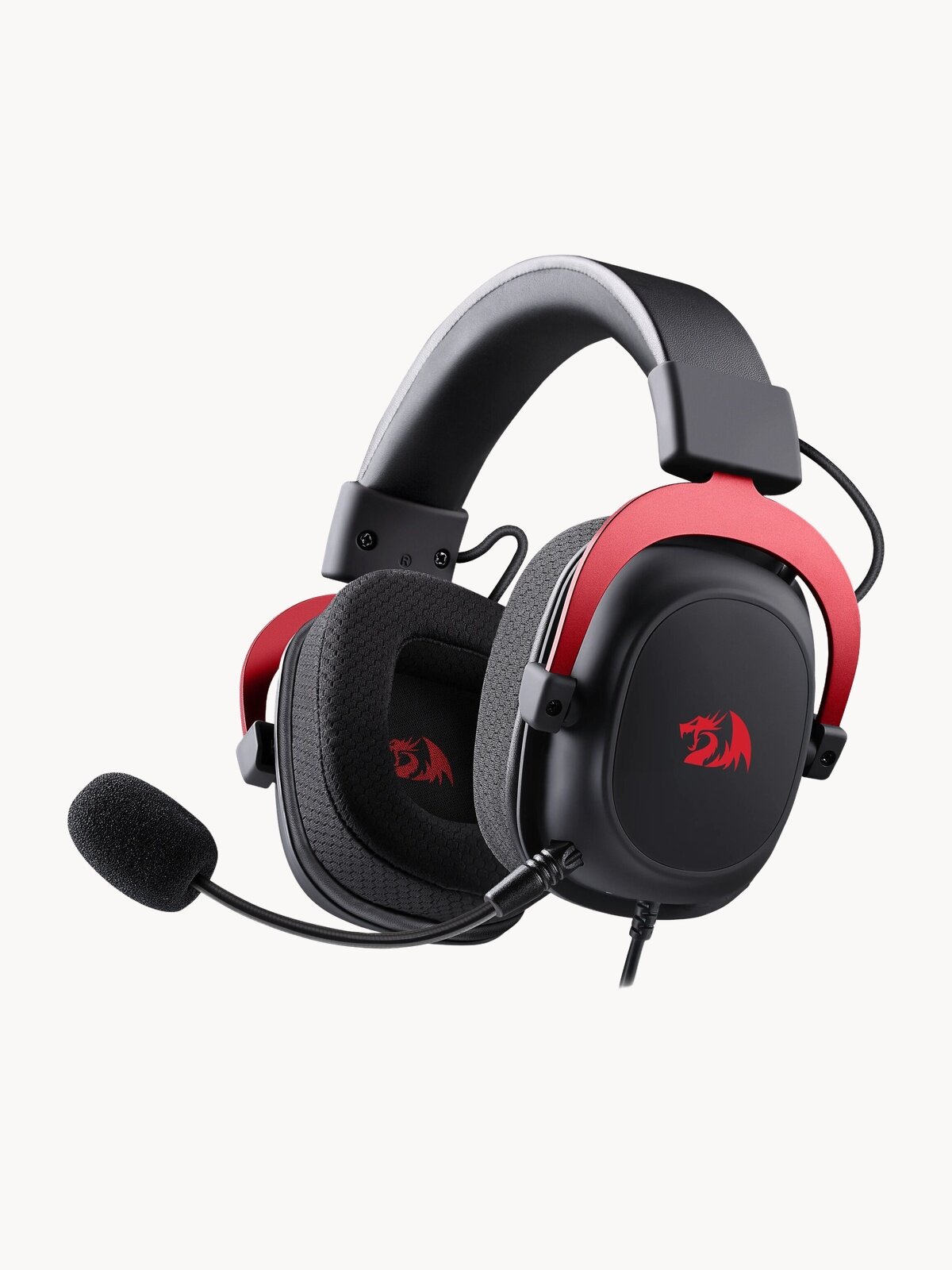 Наушники Redragon "Zeus CV", игровые, с микрофоном и шумоподавлением, накладные