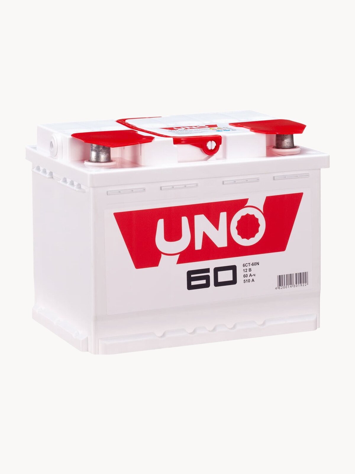 Аккумулятор UNO 560107010, кальциевый, необслуживаемый, прямая полярность