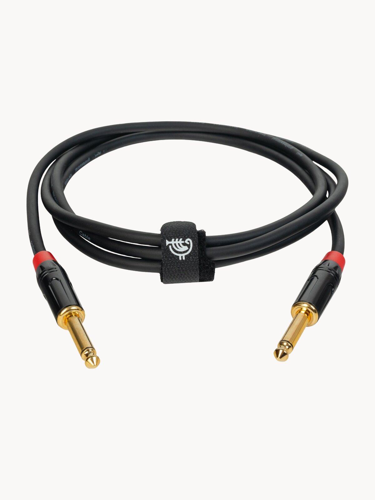 Кабель mono jack - mono jack ROCKDALE IC070-2M (2 м), черный