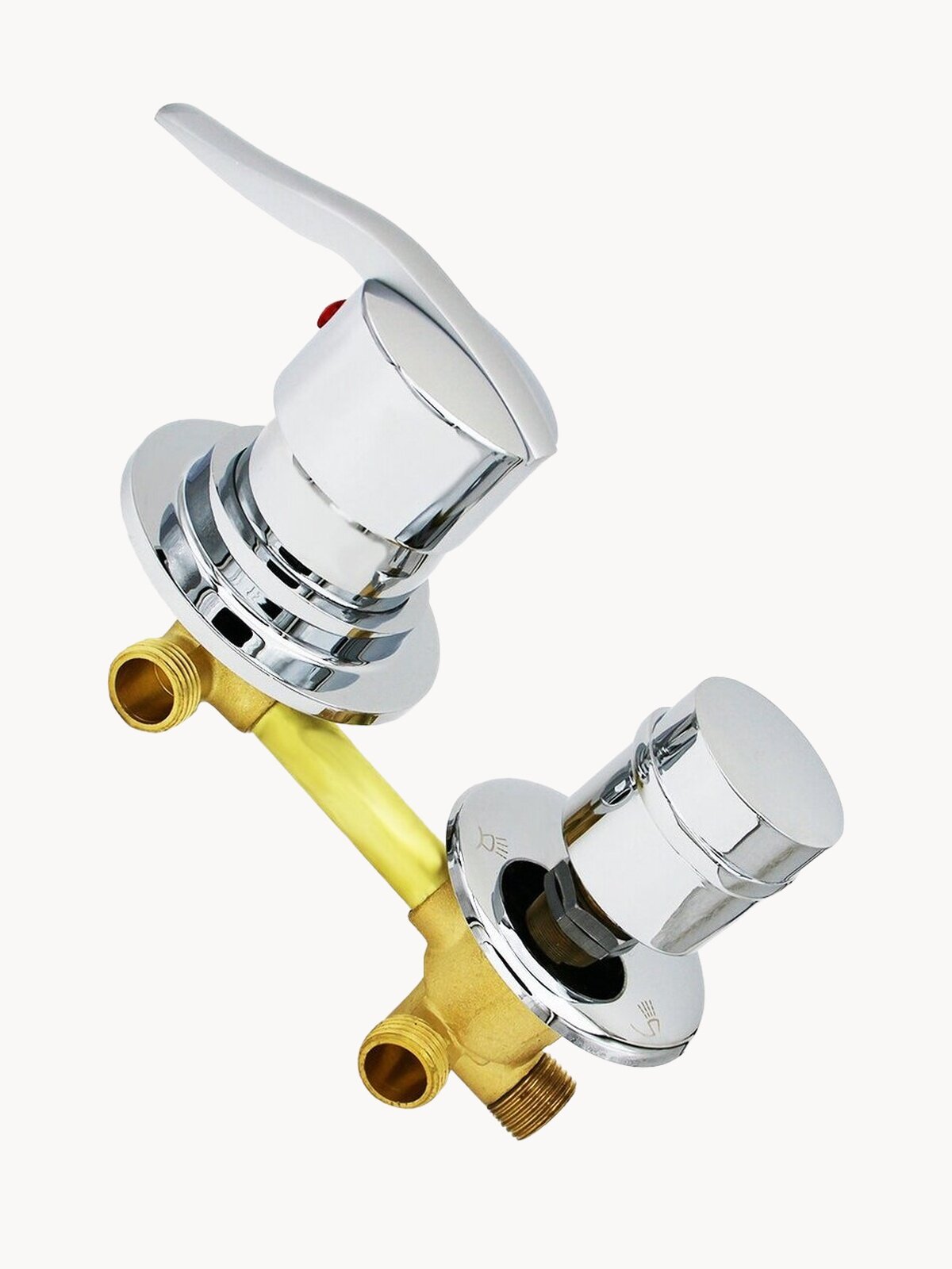 Смеситель для душевой кабины на 2 режима 100 мм под резьбу