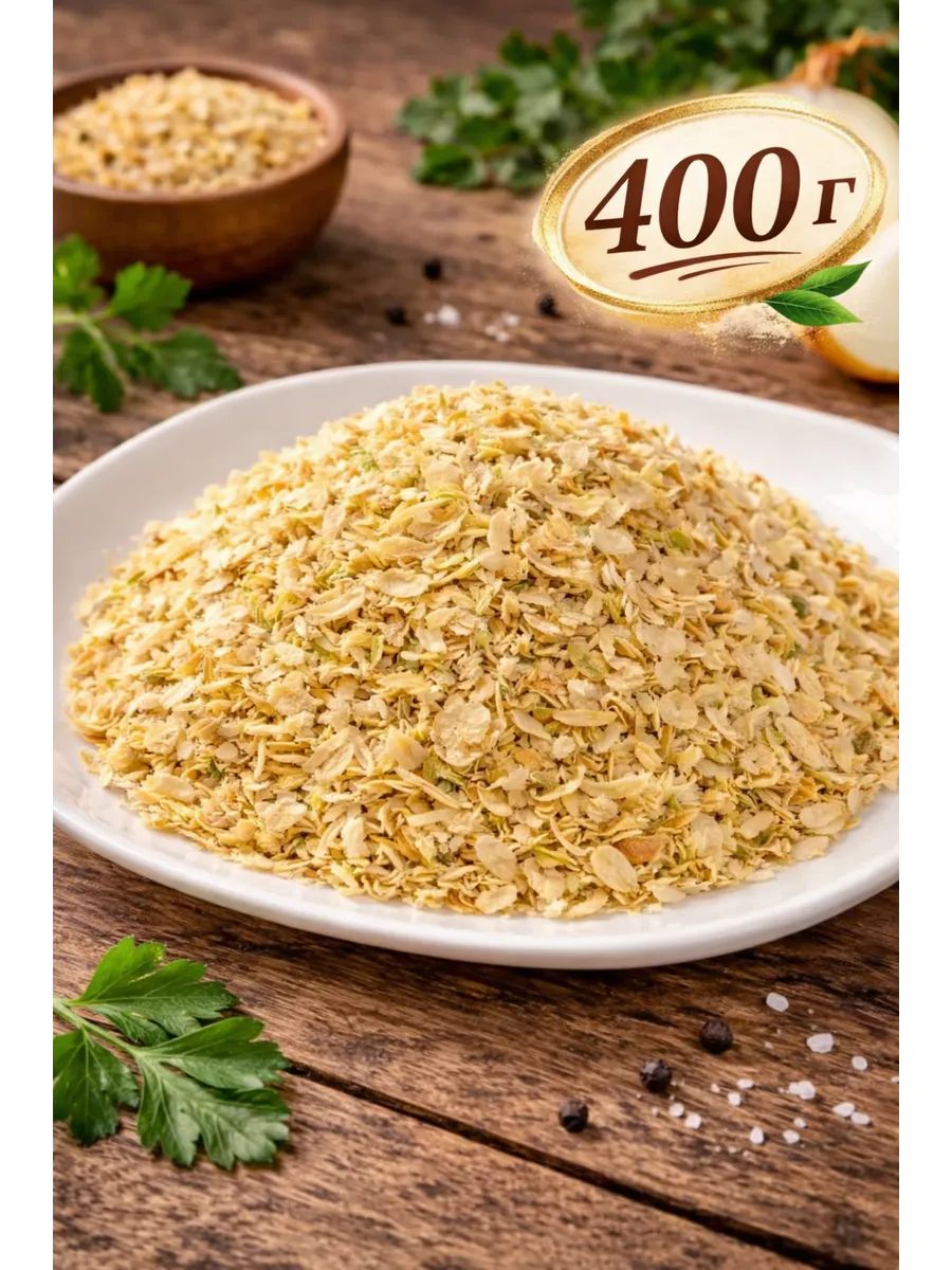 Лук сушеный хлопья, 400 г