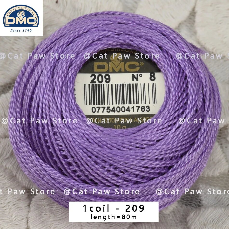 DMC ART116 Хлопковые нитки для вышивания 80м