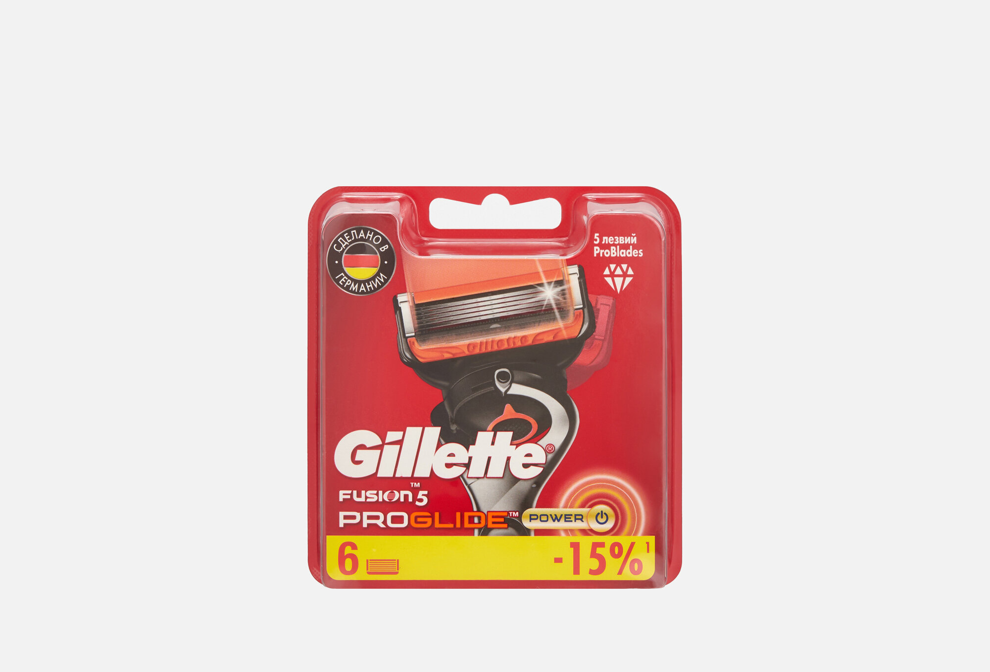 Сменные кассеты для бритвы GILLETTE Fusion5 ProGlide Power