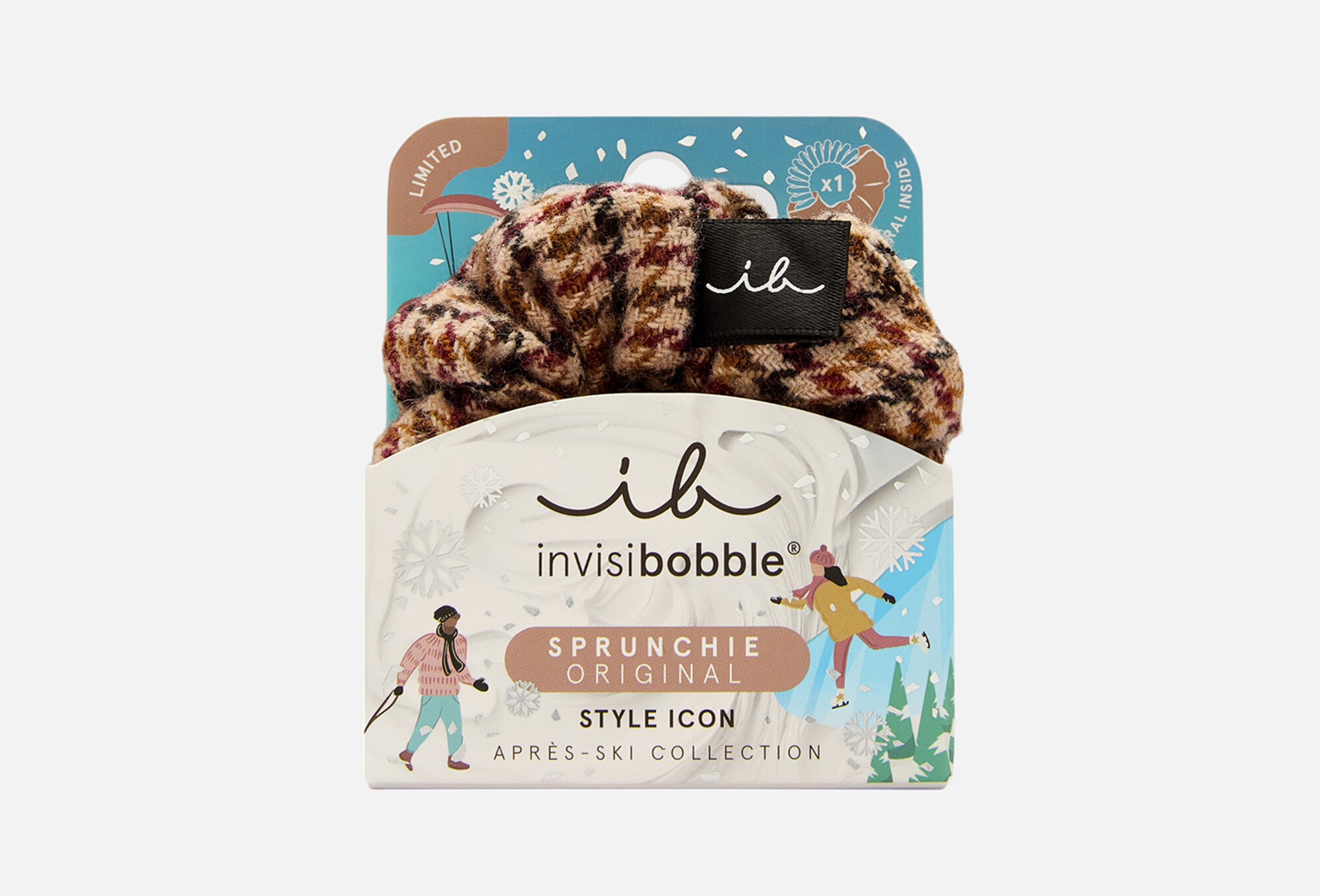 Резинка-браслет для волос INVISIBOBBLE Sprunchie Apres Ski Jacquard