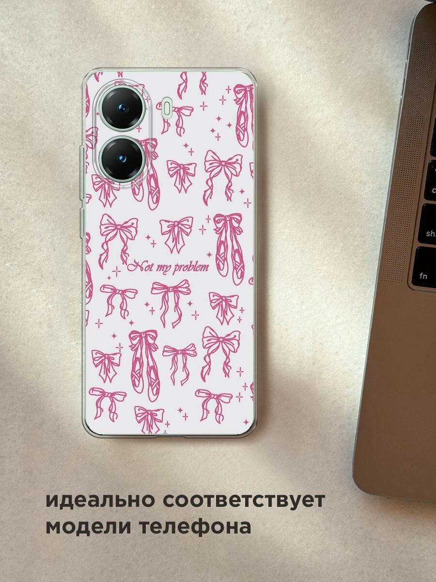 Чехол на Poco X7 Pro / Поко X7 Про с принтом "Not my problem 1" — фото 1
