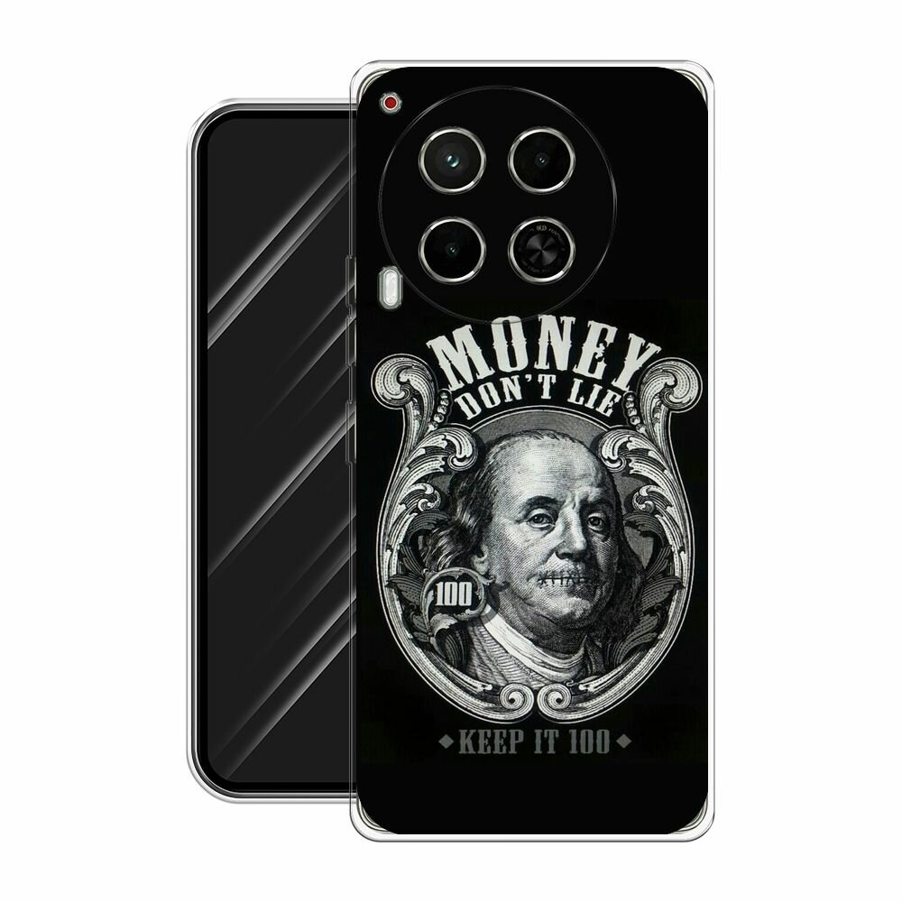 Чехол на Tecno Camon 30 5G / Текно Камон 30 5G с принтом Money dont lie — фото 1