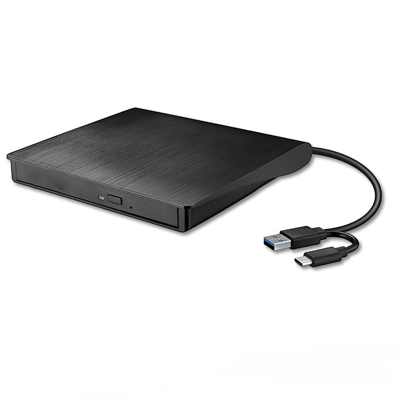 Внешний оптический привод DVD с интерфейсом USB 3.0 Type C, лотковый DVD-плеер, CD-рекордер, портативный, универсальная совместимость.