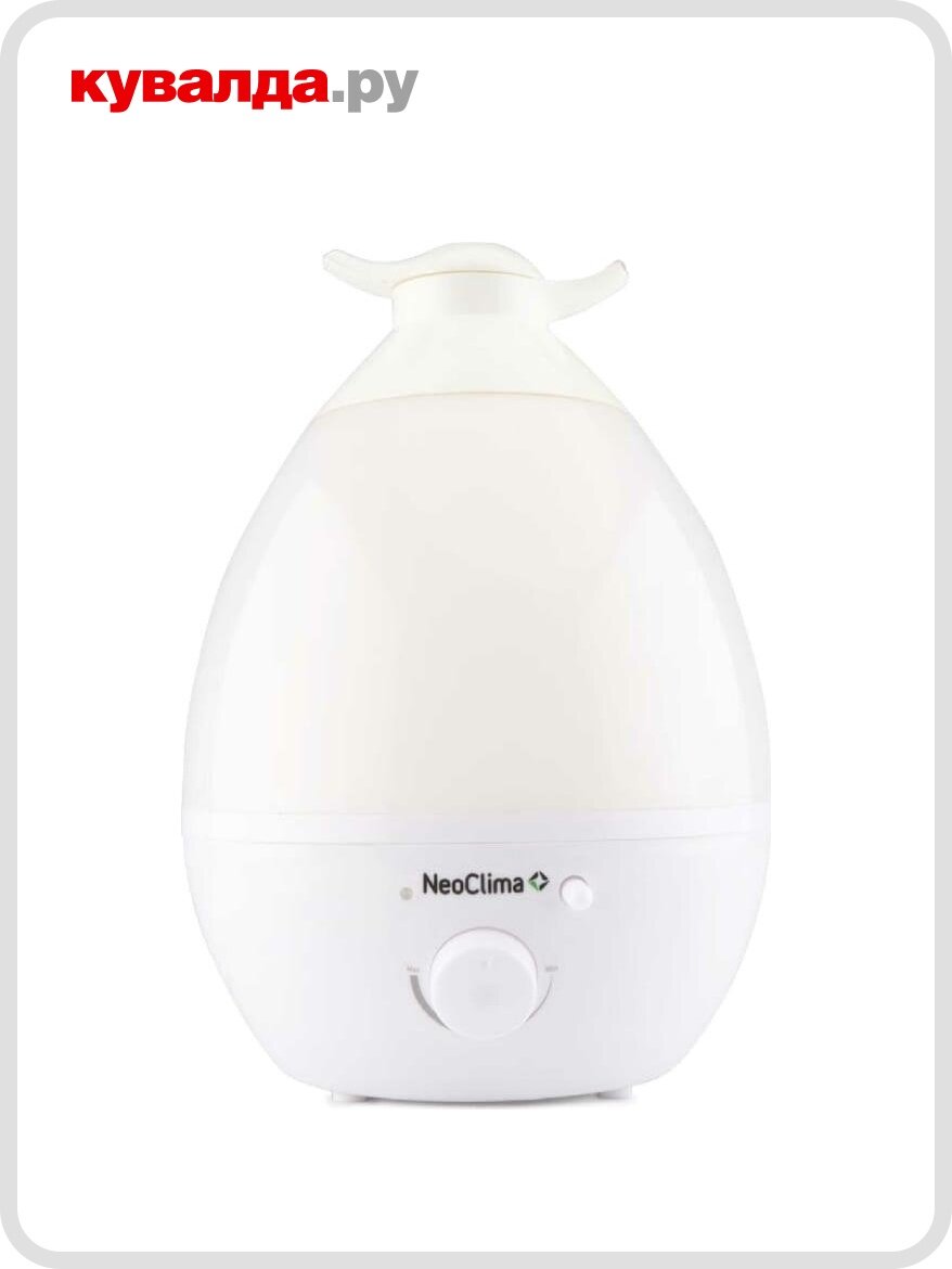 Увлажнитель воздуха NEOCLIMA NHL-13M бел. ультразвуковой, объем 2,3 л