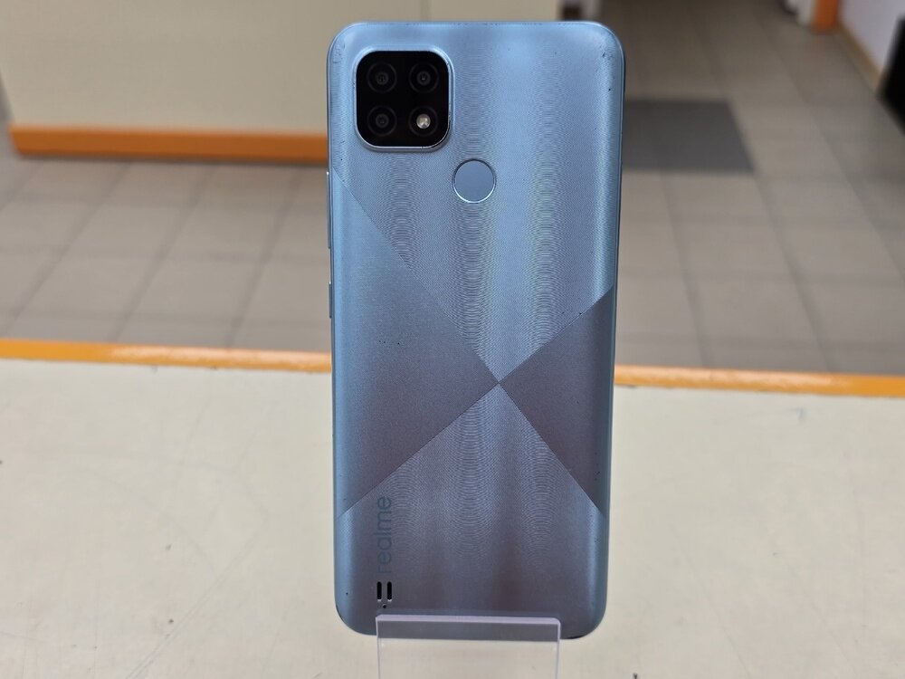 REALME смартфон REALME RMX3201 (realme C21) 4+64 ГБ цвет: голубой (BLUE) Б\У уценка
