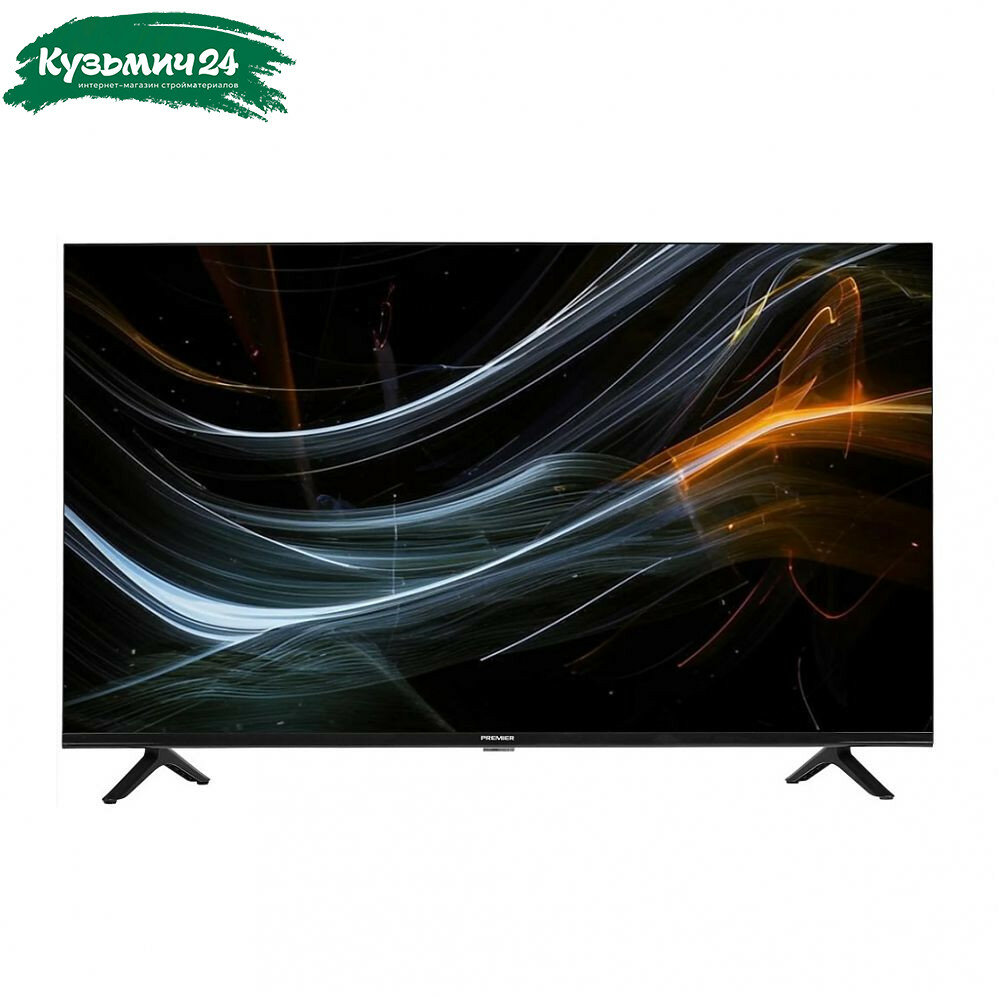 Телевизор Premier 43PRM3010FSV, FullHD, 1920x1080 мм, встроенный Wi-Fi, черный, 1 шт.