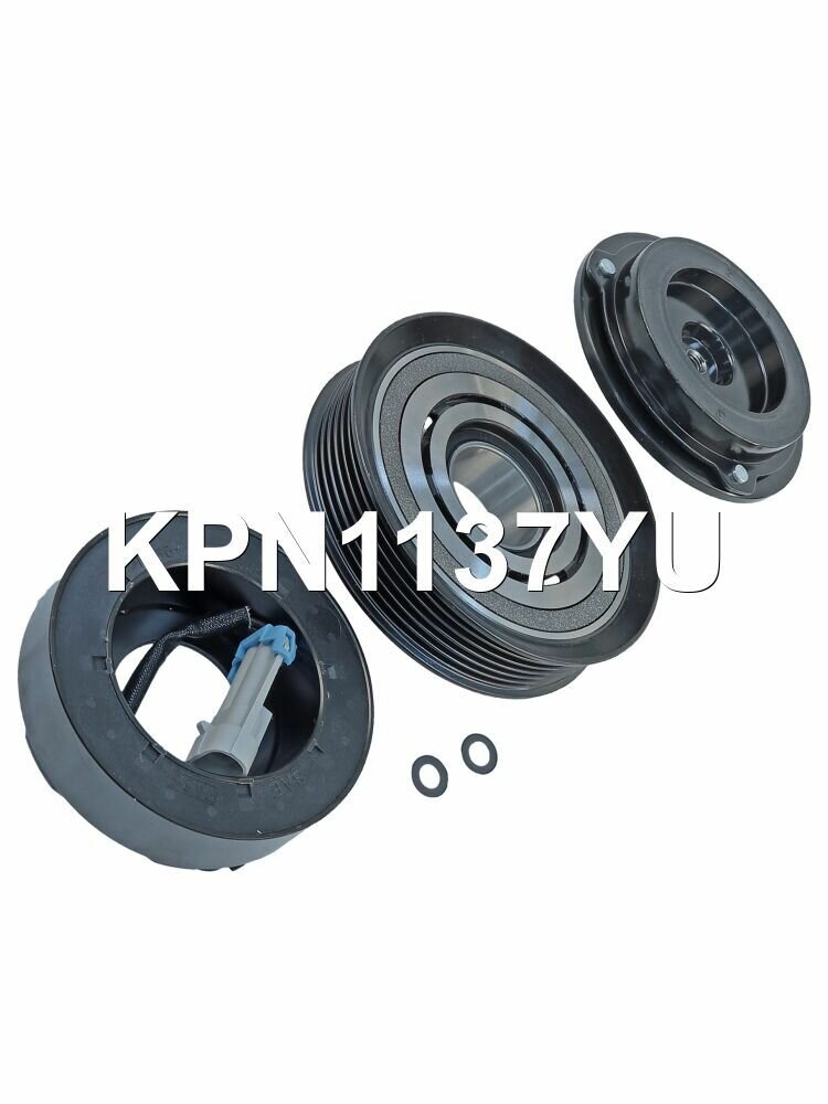 Шкив компрессора кондиционера в сборе Krauf KPN1137YU для CHEVROLET Cruze