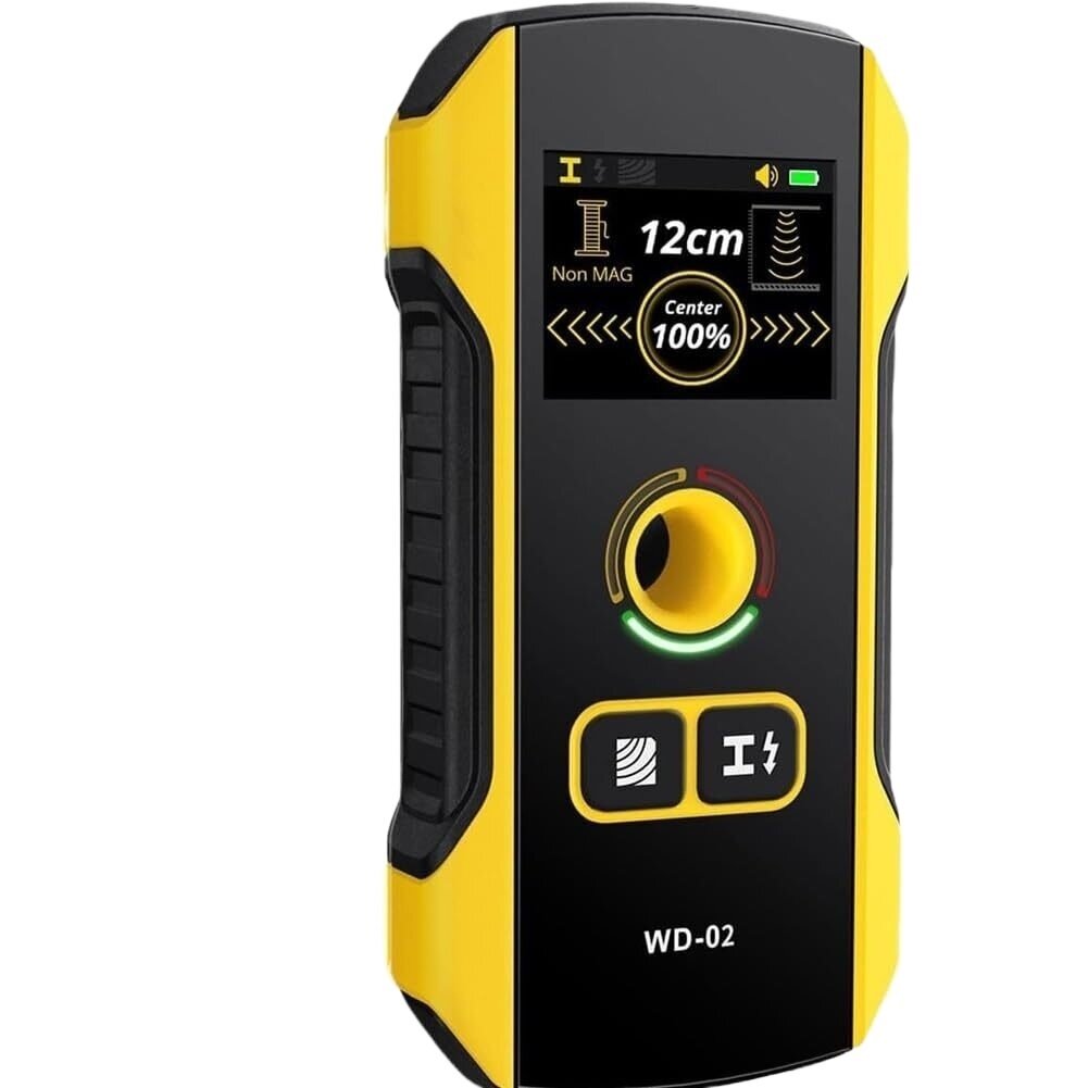 Детектор скрытой проводки и металла, WD-01. Обнаружение проводов, арматуры, деревянных реек в стенах