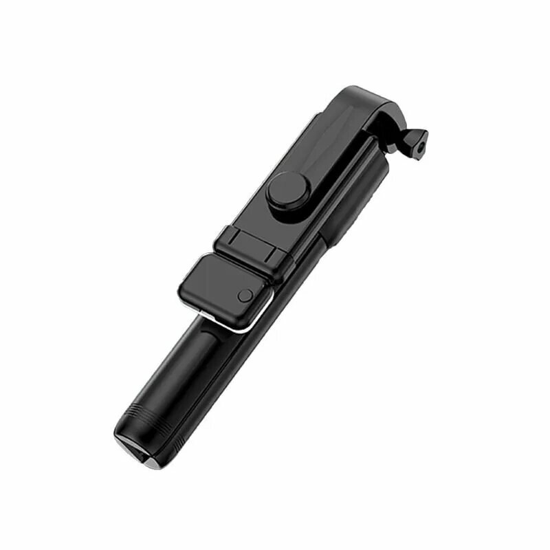 Штатив палка для селфи, Selfie stick, Портативная подставка для телефона со съемным беспроводным пультом дистанционного управления, Черный