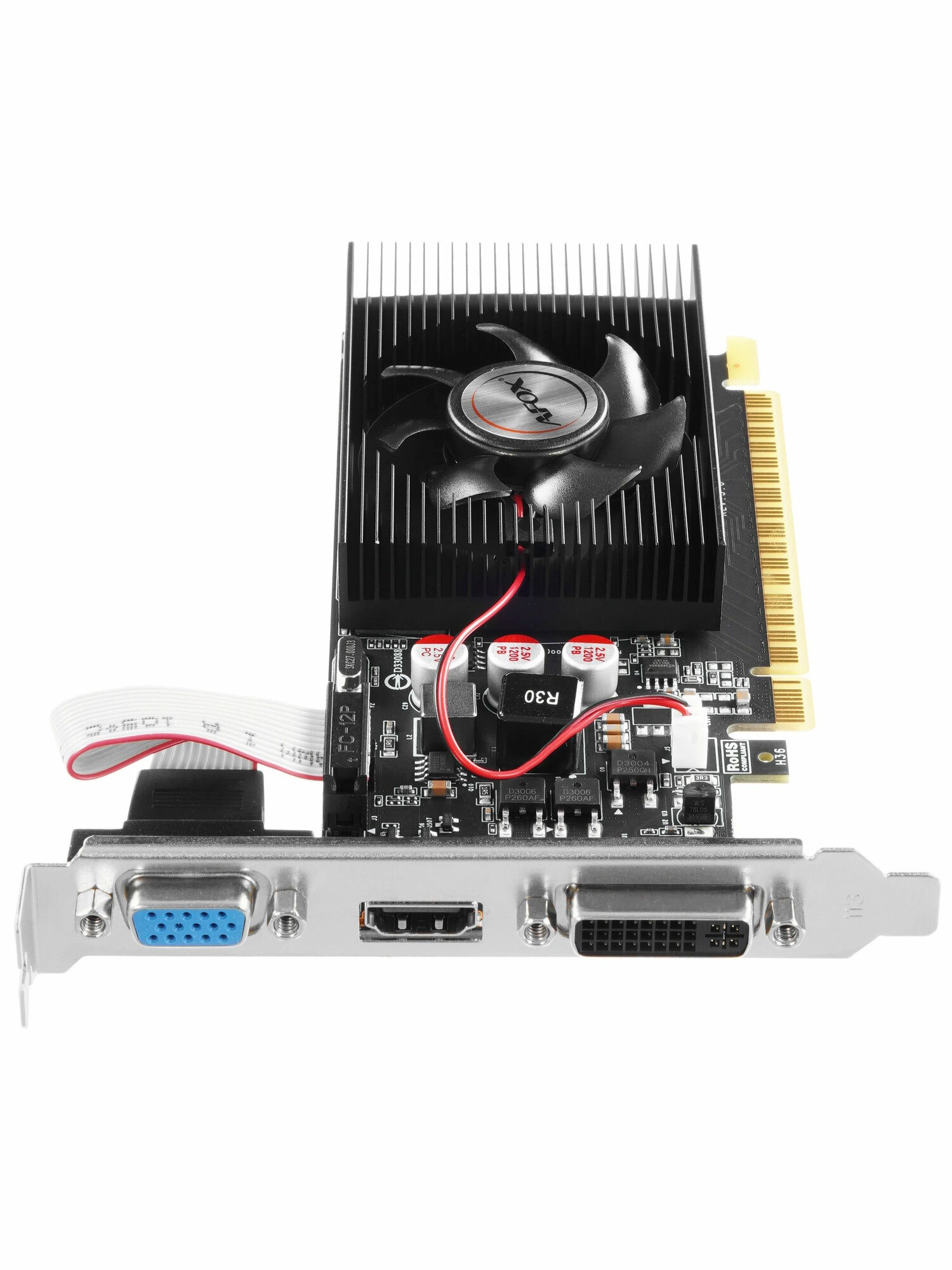 Видеокарта PCI-E Afox GeForce GT 730 AF730-2048D3L6 2 ГБ памяти DDR3