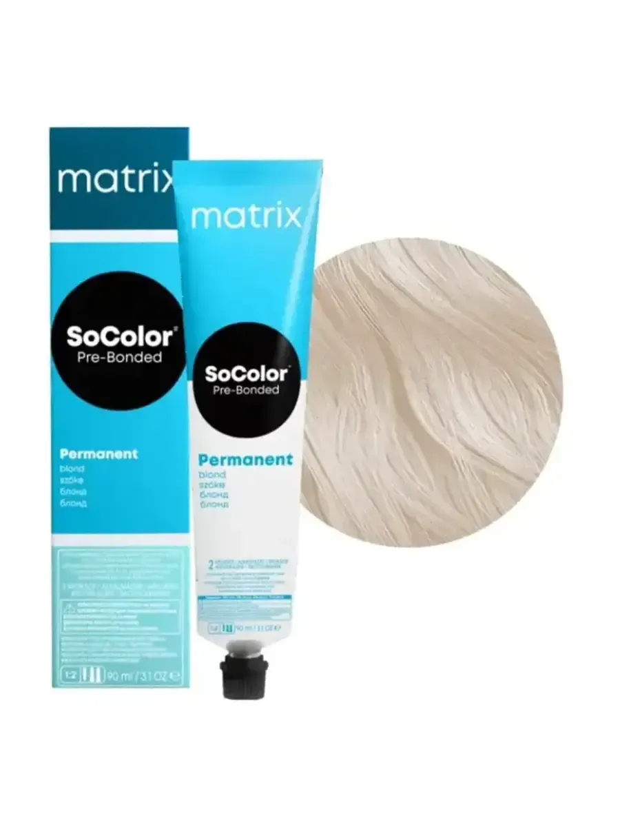 Краска для волос Matrix SoColor Pre-Bonded, Перманентная с бондером, UL-NV+ (UL-02)