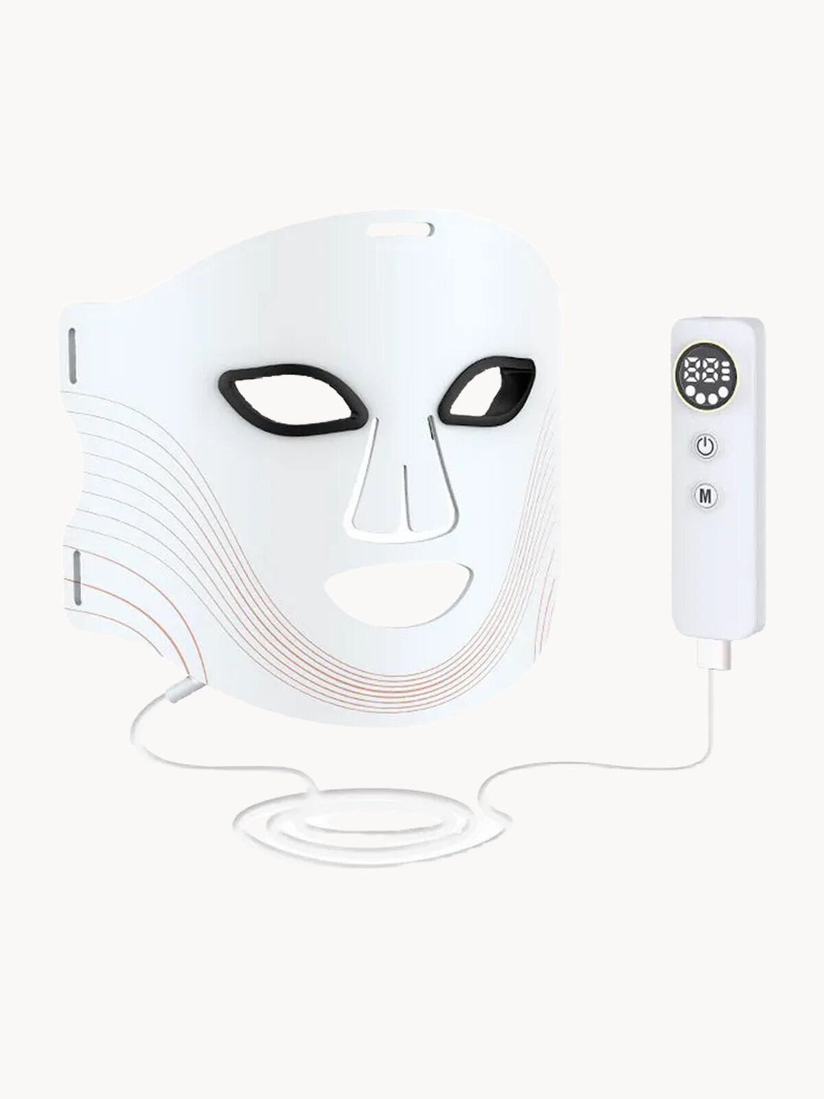 Светодиодная LED маска для лица профессиональная беспроводная