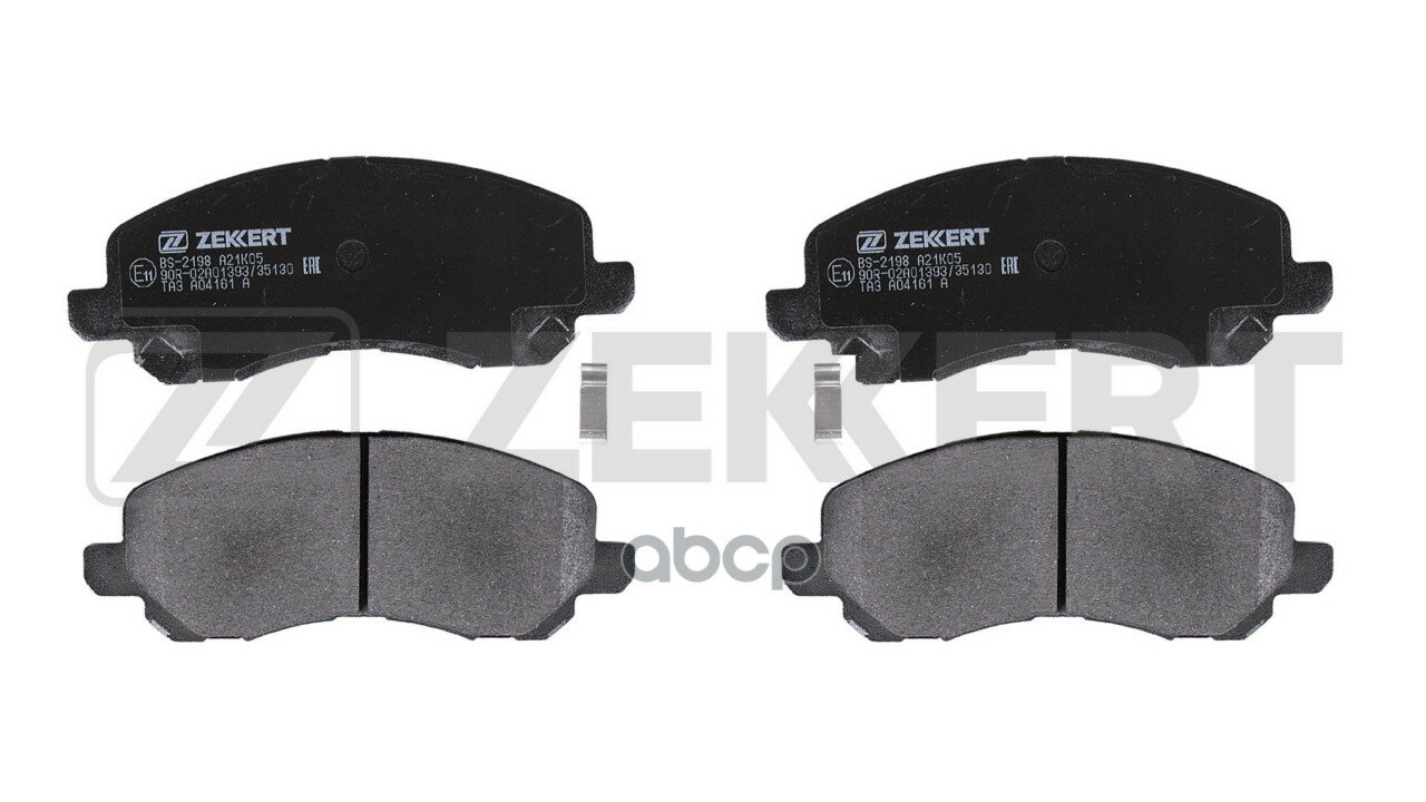 Колодки торм. диск. передн. Citroen C4 Aircross 12- Dodge Caliber 06- Mitsubishi ASX 10- Outlande Zekkert арт. bs-2198