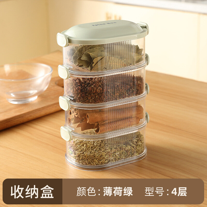 Оптовая коробка для хранения специй, высококачественная банка для приправ с сычуаньским перцем и анисом, пищевой герметичный контейнер для сухих ингредиентов