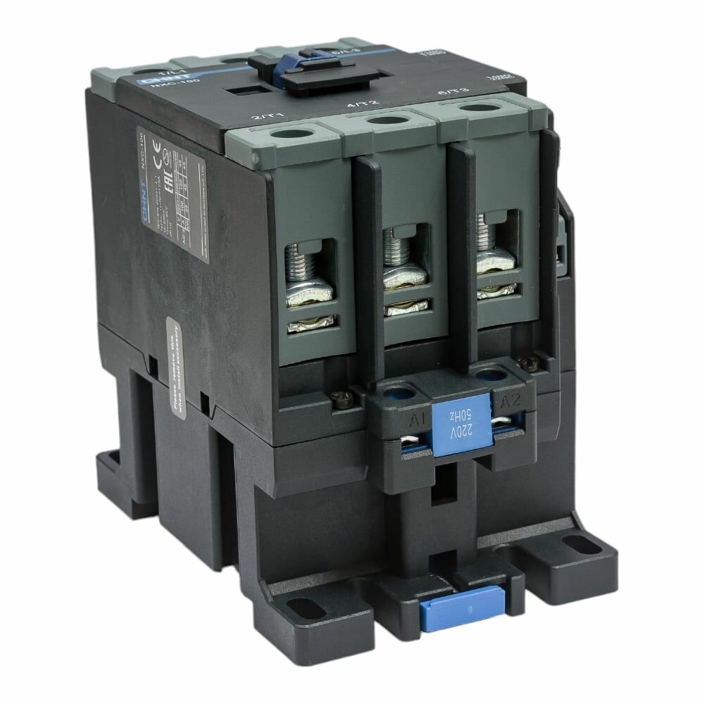 Контактор NXC-100 100А кат. 220В AC 1НО+1НЗ AC-3 (R) CHINT 836824