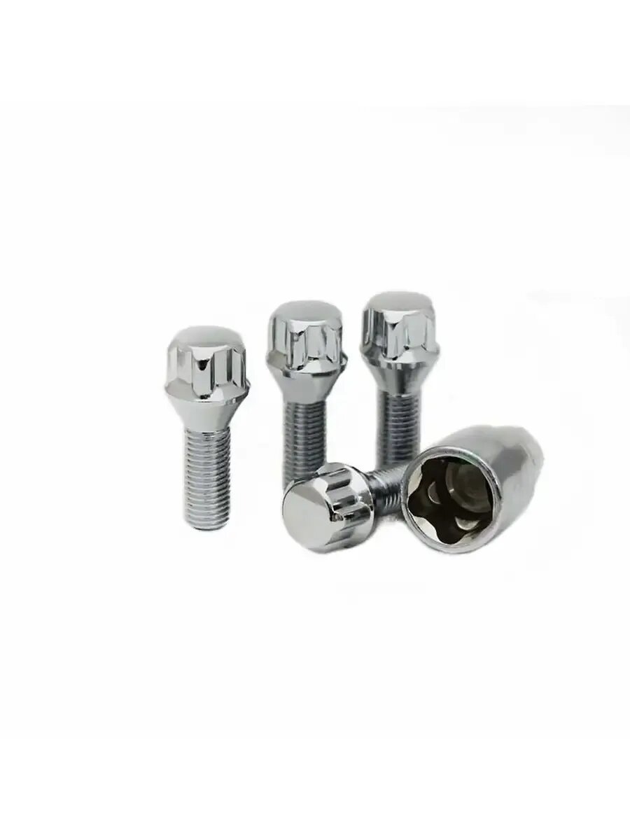 Комплект секреток болтовM12X1,50X28 Конус, 5 луч, 1 кл 17