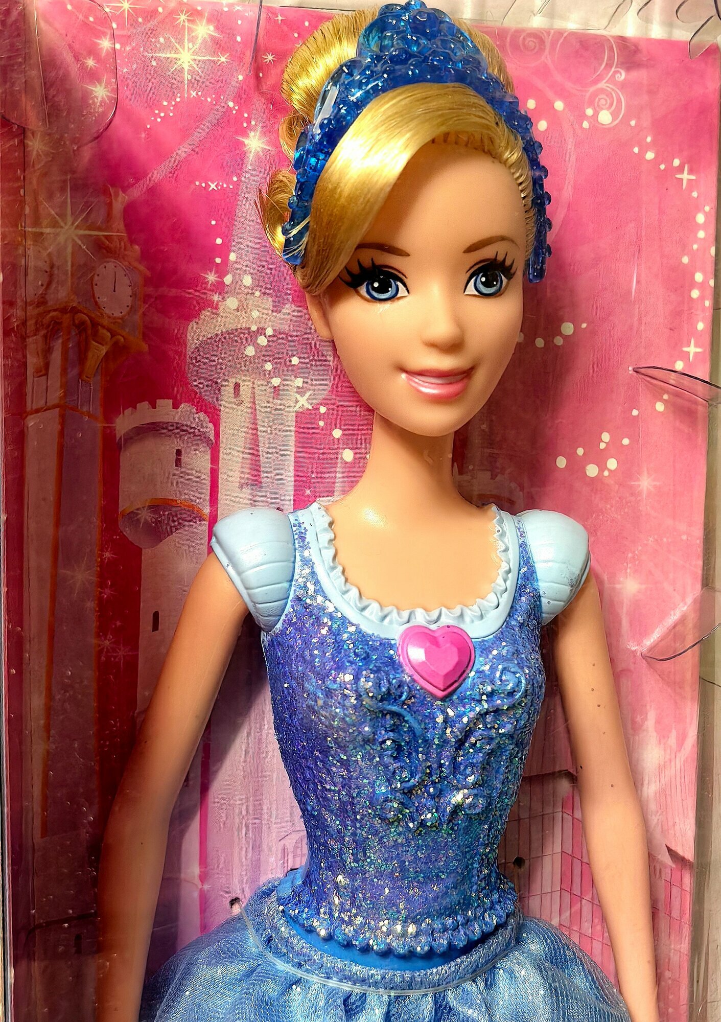 Блестящая Золушка Cinderella 31 см Принцессы Диснея, Mattel,2014 год