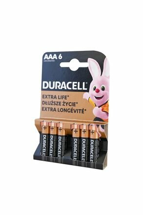 Батарейки Duracell BASIC мизинчиковые/AAA/LR03 BL6 6шт.