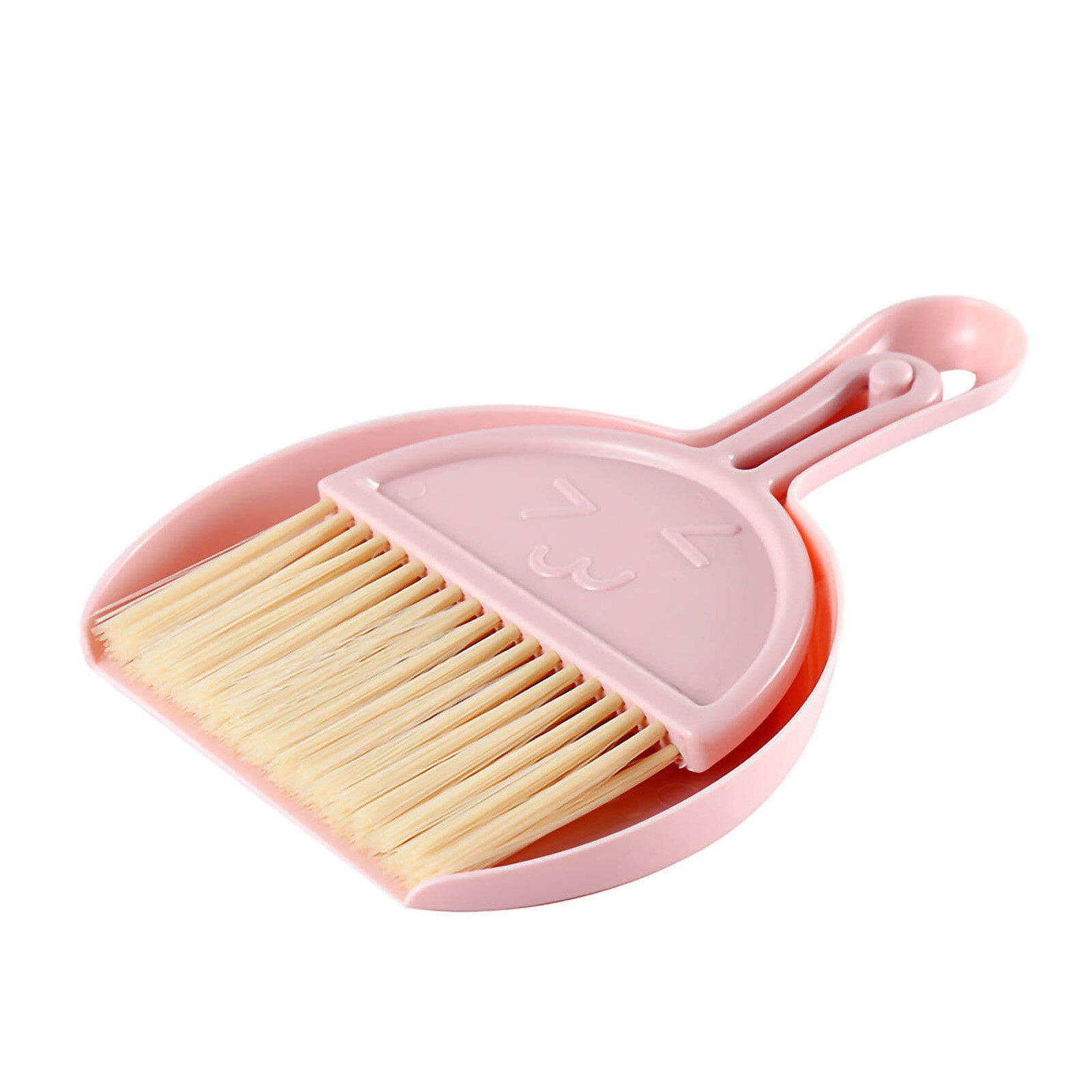 Маленькая метла и пыль, установленная мини -подвесная клавиатура, ноутбук Метла Dustpan для офисного стола для стола CleaningPink