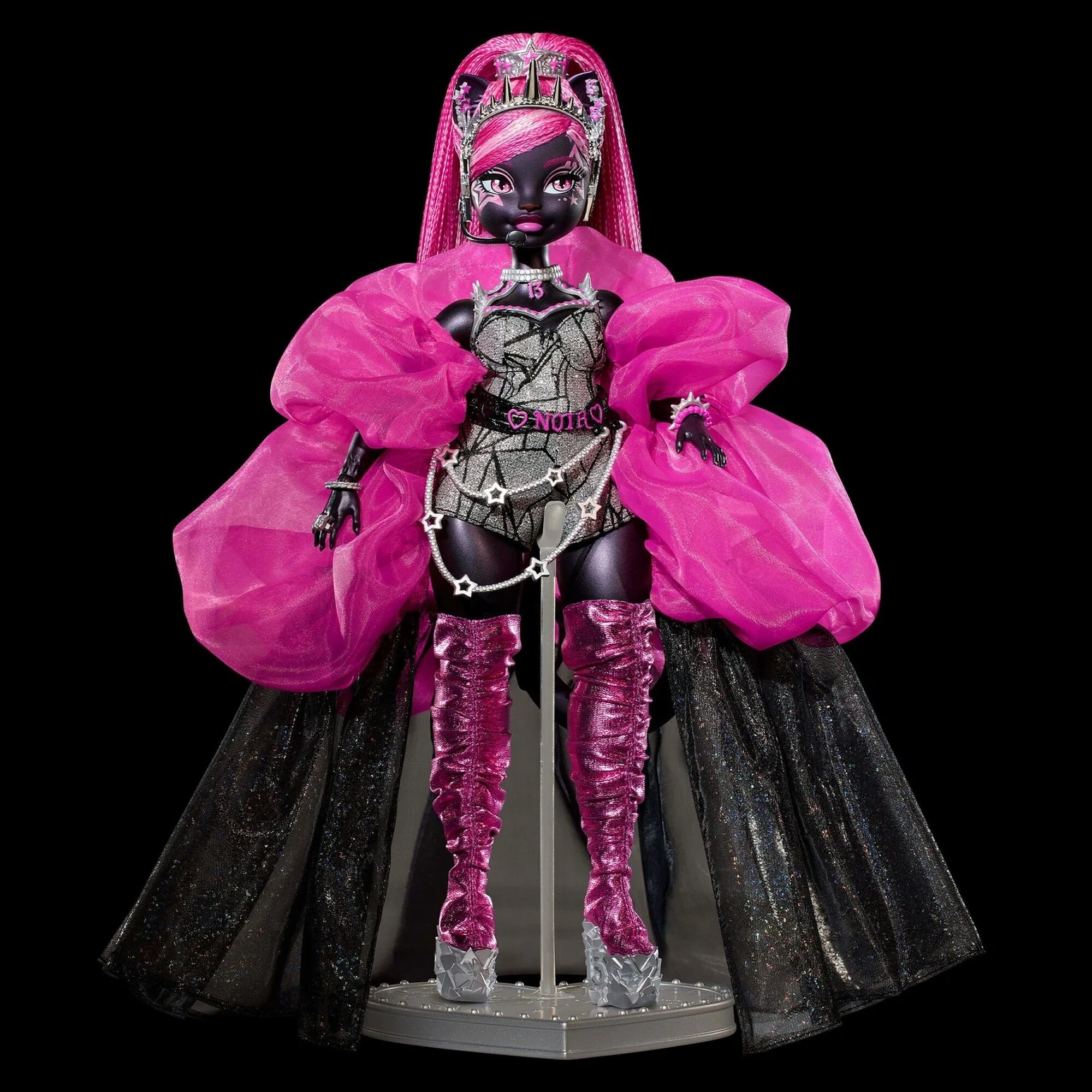 Кукла Monster High "Fang Vote Catty Noir", шарнирная, высота 11 дюймов, в комплекте сумочка