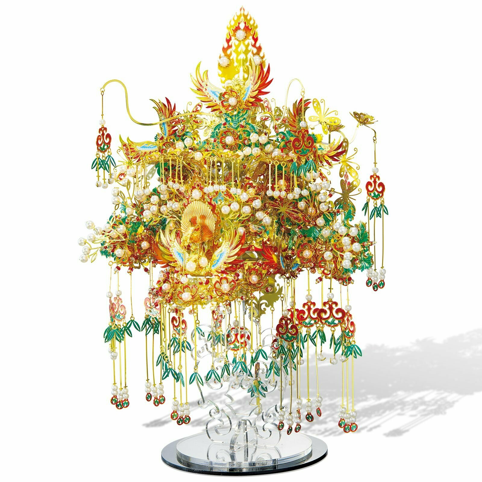 Металлические 3D-модели Piececool для взрослых, набор для сборки головного убора с короной Гаруда, декор и хобби набор Сделай сам для подарка и настольной выставки